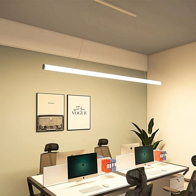 Profil led pvc D60mm untuk menangguhkan lampu tabung led